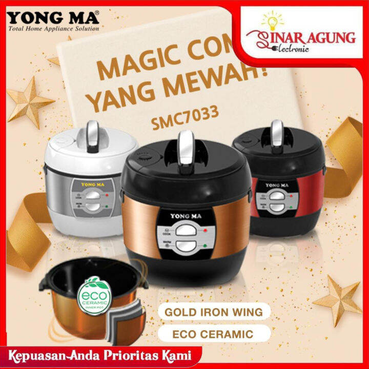 MAGIC COM / RICE COOKER YONG MA / YONGMA SMC7033 / SMC 7033 [ 2 LITER ...
