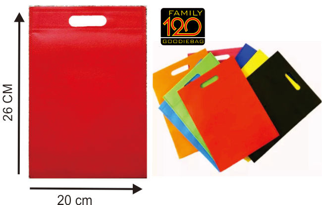 SPUNBOND GOODIEBAG OVAL POLOS 20X26 ( 20 PCS ) | Lazada Indonesia