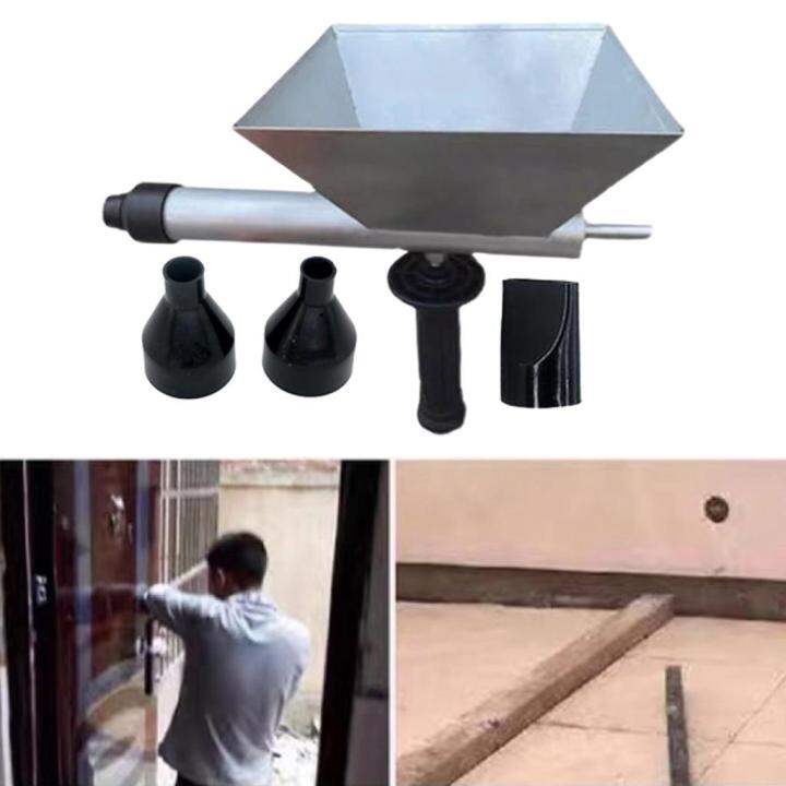 Cement Mortar Sprayer with Nozzles Hopper Ladle for Painting Walls ...