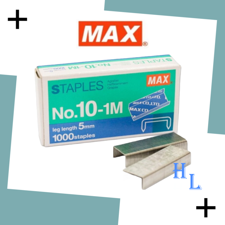 *Original* MAX No.10-1M Staples / Bullet / Dawai Kokot/ Ubat Stapler HD ...