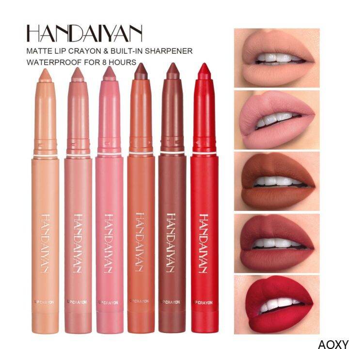 12Pcs Lipliners Set Matt Lip Liner Pencils Lipsticks Waterproof Lip ...