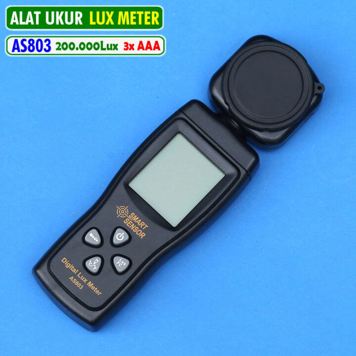 Digital Flux Lux Meter AS803 Alat Ukur Test Intensitas Cahaya Putih ...