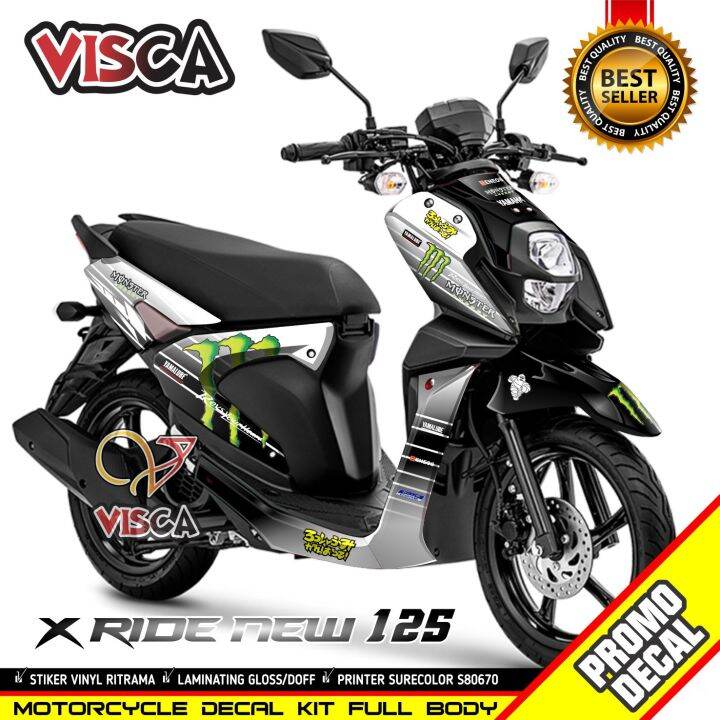 Decal X RIDE New 125 Full Body Stiker X RIDE New 125 Striping X RIDE ...