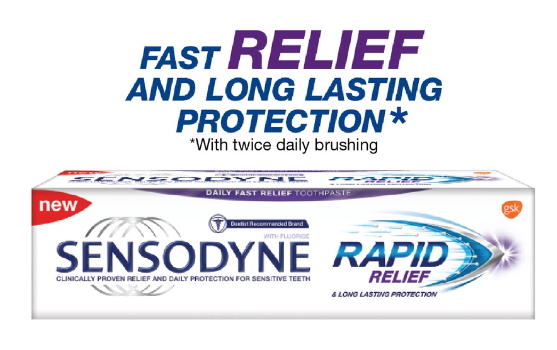 Sensodyne Rapid Relief, Fast Sensitivity Relief and Lasting Protection ...