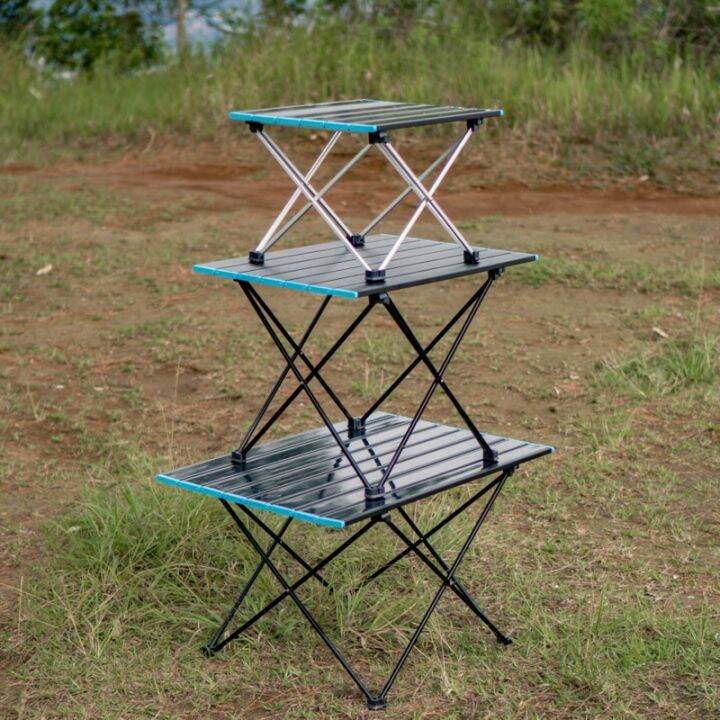 Meja Lipat Camping Outdoor Portable Aluminium Meja Lipat Portabel ...