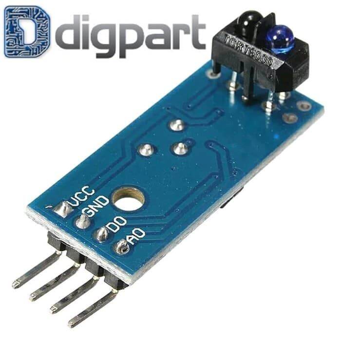 TCRT5000 infrared reflectance sensor Obstacle avoidance module tracing | Lazada Indonesia