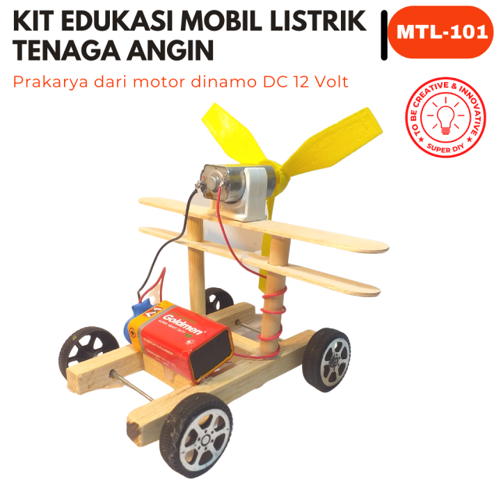 mobil mainan rakitan kayu untuk edukasi dan prakarya diy | Lazada Indonesia
