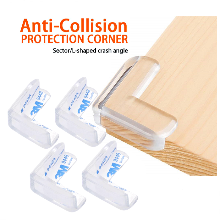 4Pcs Table Corner L Shape Protector Soft Table Edge Guard | Lazada