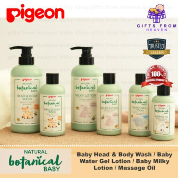 Pigeon Natural Botanical Series Baby Head & Body Wash / Baby Water Gel ...