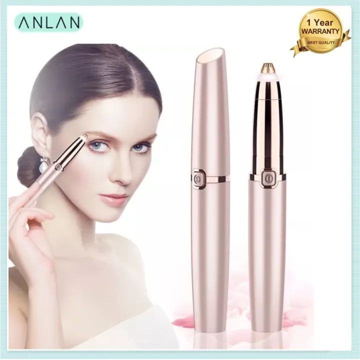 【Manlia Ship】ANLAN Rose Gold Eyebrow Trimmer Flawless Eyebrow Shaper ...