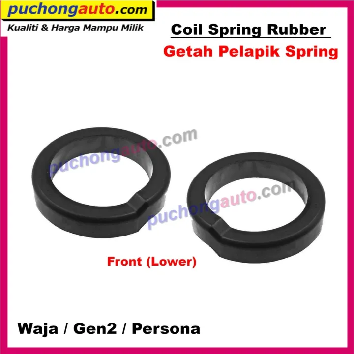 Front Coil Spring Rubber Getah Pelapik Spring Depan - Proton Waja Gen 2 ...