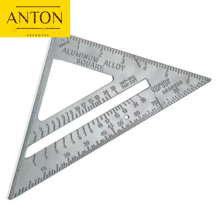 Aluminum alloy triangular ruler for carpenter | Lazada PH