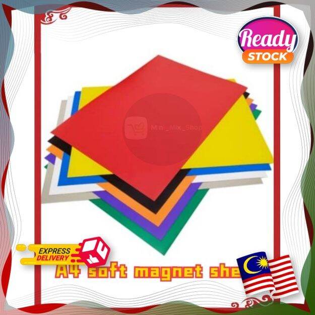 A4 colour soft magnet sheet【21cm x 30cm】 | Lazada