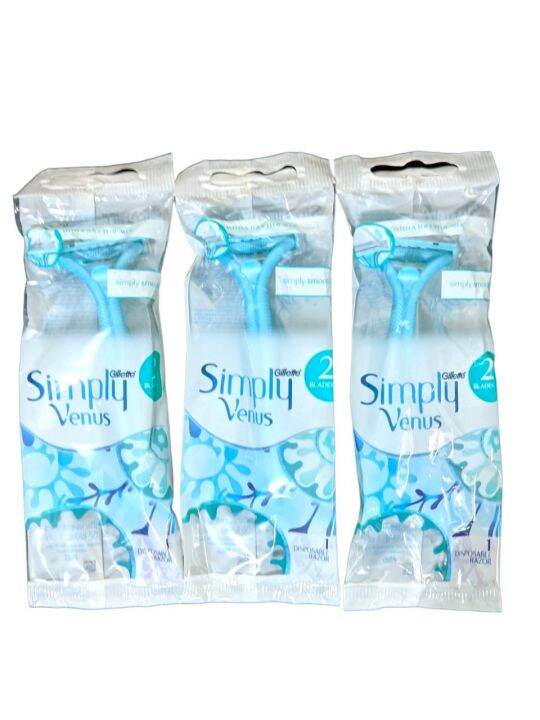 Gillette Simply Venus Disposable Razor 1 Count - 3 Packs | Lazada PH