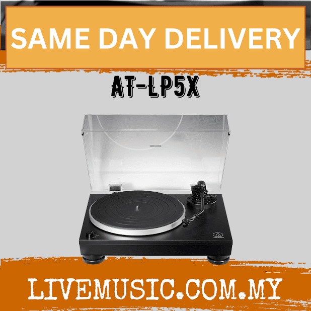 Audio Technica AT-LP5X Fully Manual Direct Drive Turntable (ATLP5X/AT ...