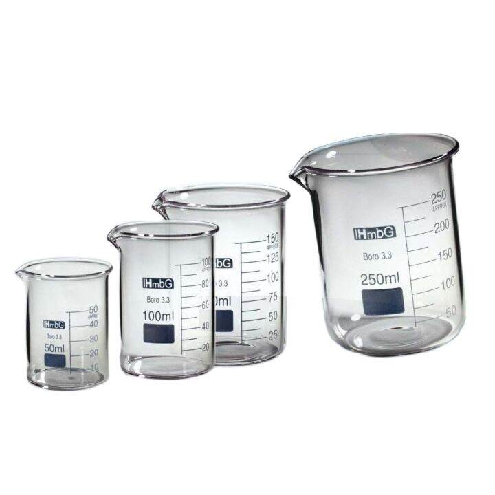 Glass Beaker | Bikar Kaca (1L / 2L / 3L / 5L), HmbG | Lazada