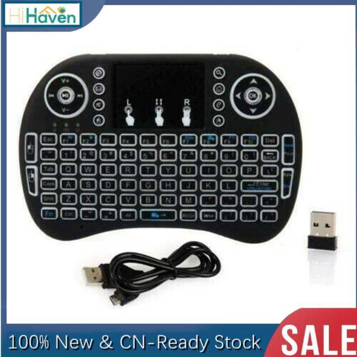 Mini Portable Wireless Keyboard With Touchpad Mouse Rechargeable ...