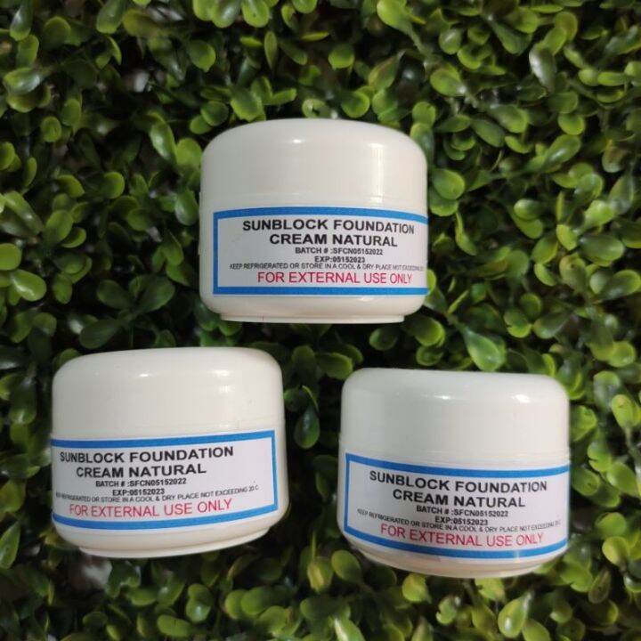 Sunblock Foundation Cream 10g (DERMING) | Lazada PH