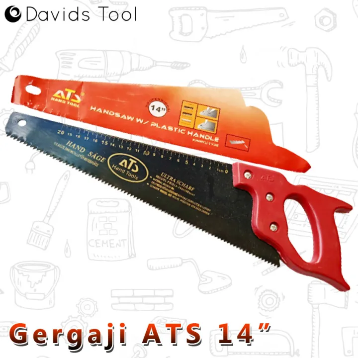 Gergaji Tangan Kayu Kecil Graji Geraji ATS 14 Inch | Lazada Indonesia