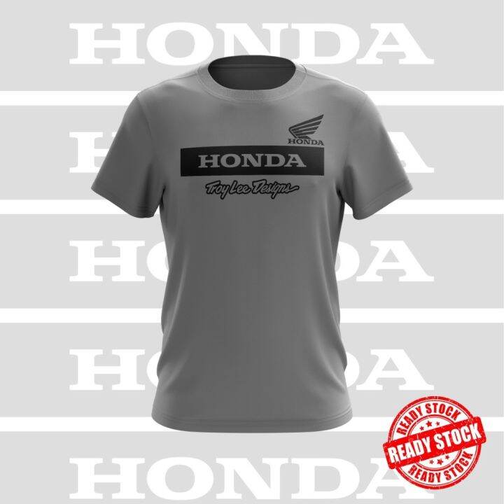 [พร้อมส่ง] ผ้าฝ้าย100!! เสื้อยืดลาย Honda Laura Lee ลายรถมอเตอร์ไซด์ ...