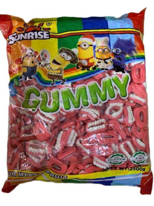 [NEGOSYO PACK] GUMMY TEETH - [2.5KG] [1 KILO] [HALF KILO] | Lazada PH