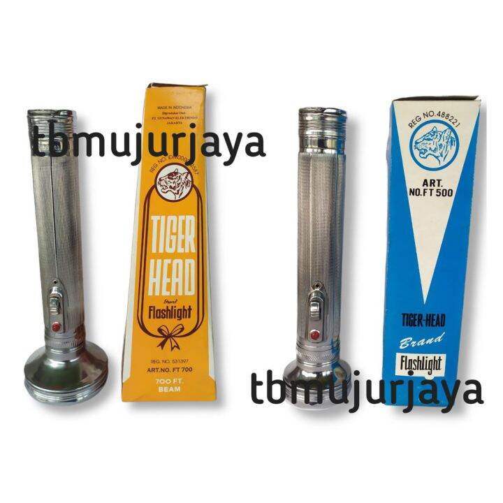 Senter Jadul Klasik Baterai Besar Merk Tigerhead | Lazada Indonesia