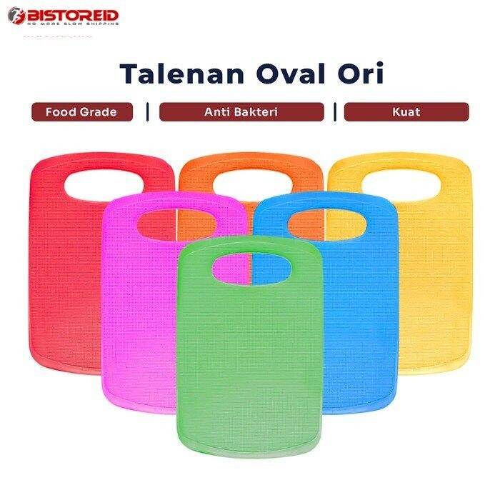 Talenan Plastik Oval Warna Tegas Food Grade Premium | Lazada Indonesia