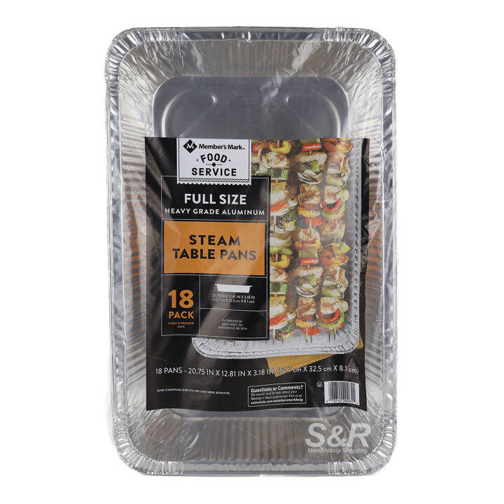 Member's Mark Full Size Steam Table Pan 18 pcs | Lazada PH