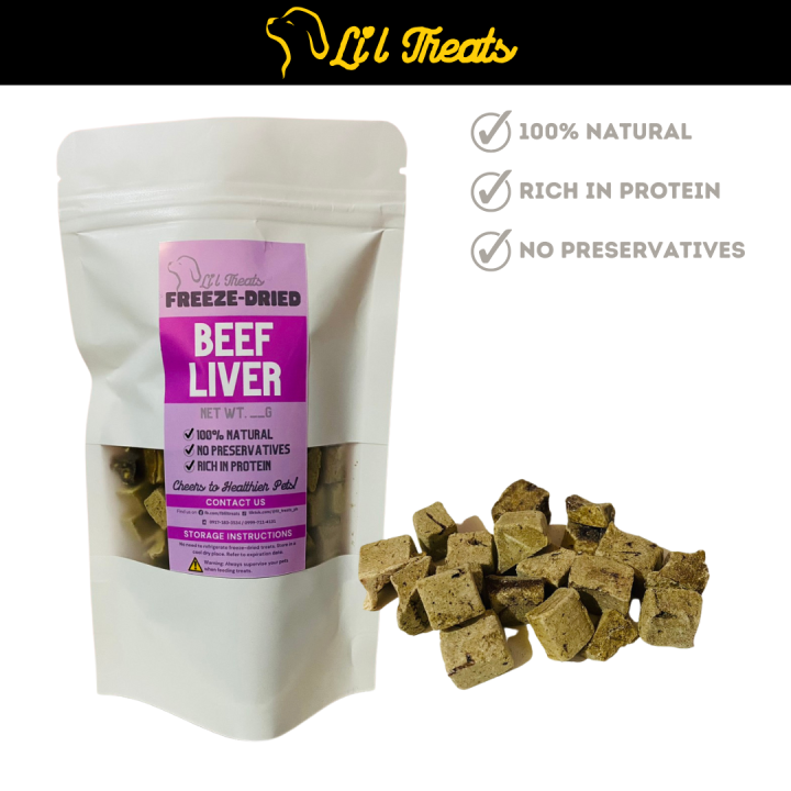 Freeze-Dried Beef Liver Treats 30g/50g by Lil Treats | Lazada PH