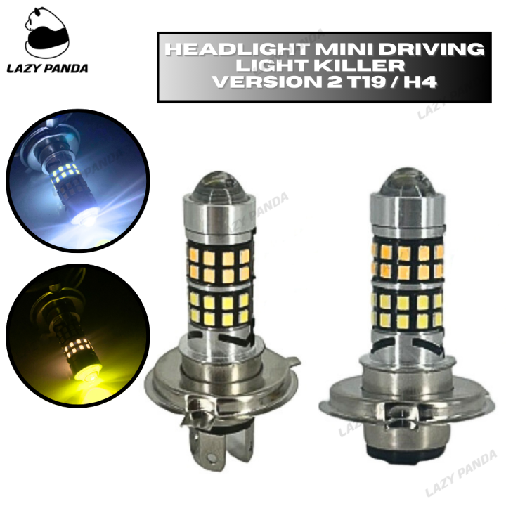 MOTORCYCLE LED HEADLIGHT MINI DRIVING LIGHT KILLER MDL KILLER HEADLIGHT VERSION 2 T19 H40 ...