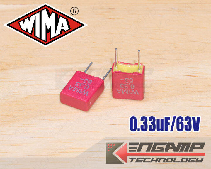 (10ตัว) [F-CAP] 0.33uF/63V WIMA MKS2 5% 3.5x7.2 H8.5mm P=5mm | Lazada.co.th