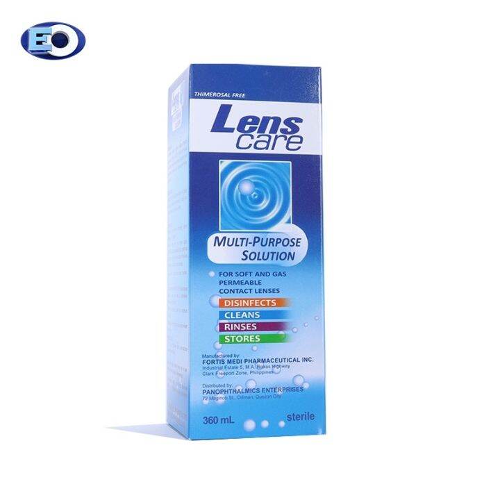 EO LENSCARE Multi-Purpose Contact Lens Solution 360ml | Lazada PH