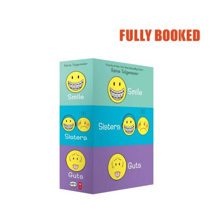 Smile, Sisters, and Guts, Boxed Set (Paperback) by Raina Telgemeier ...