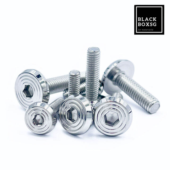 น๊อตคอนโซล หัวจี้ลาย ปาดขอบ Heng Screw | Lazada.co.th