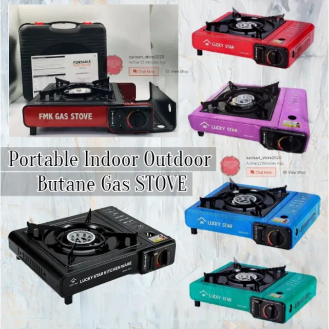 【New】 MINI912 Portable Indoor Outdoor Butane Gas STOVE LPG Stove ...
