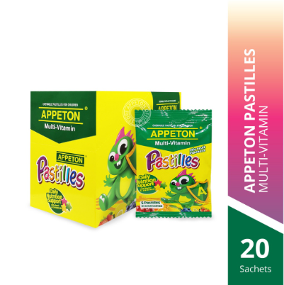 Appeton Multi-Vitamin Pastilles Chewable 20`sachets - For Children | Lazada