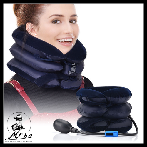 Cervical Retractor and Inflatable Adjustable Neck Extender Helps Neck ...