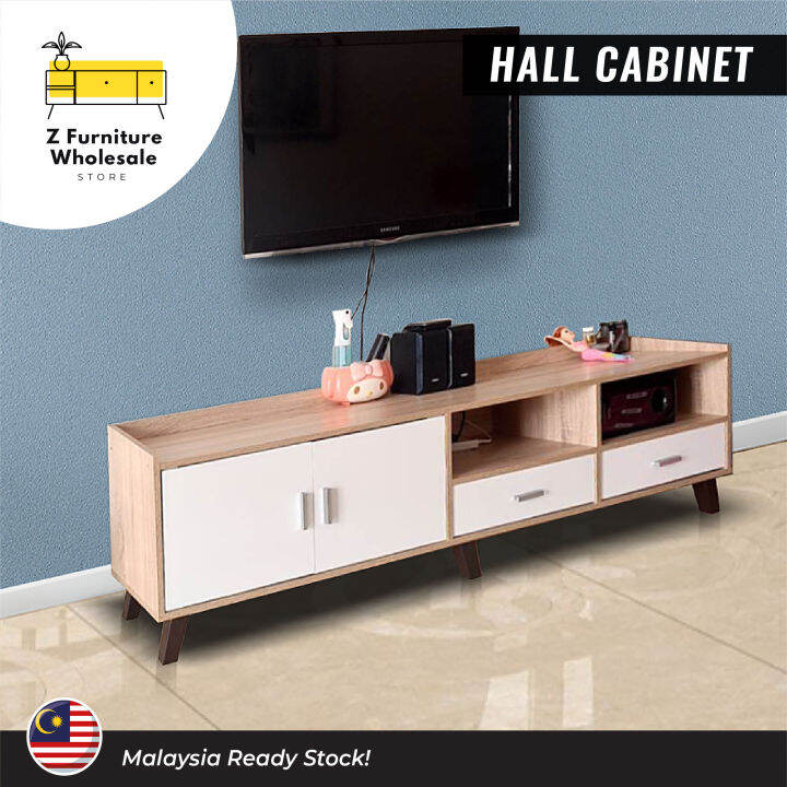 6ft Studio Scandinavian TV Cabinet | Kabinet TV | Rak TV | TV Console | Living Sitting Room ...