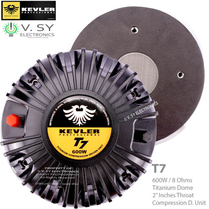 2023 Original Kevler T7 600W 8 Ohms 2 Inches Thread 72mm Voice Coil ...