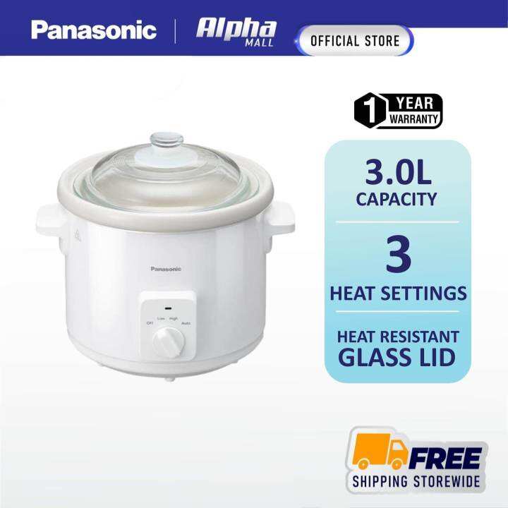 PANASONIC NF-N31 3.0L SLOW COOKER NF-N31AWSK 3 Temperature Settings ...