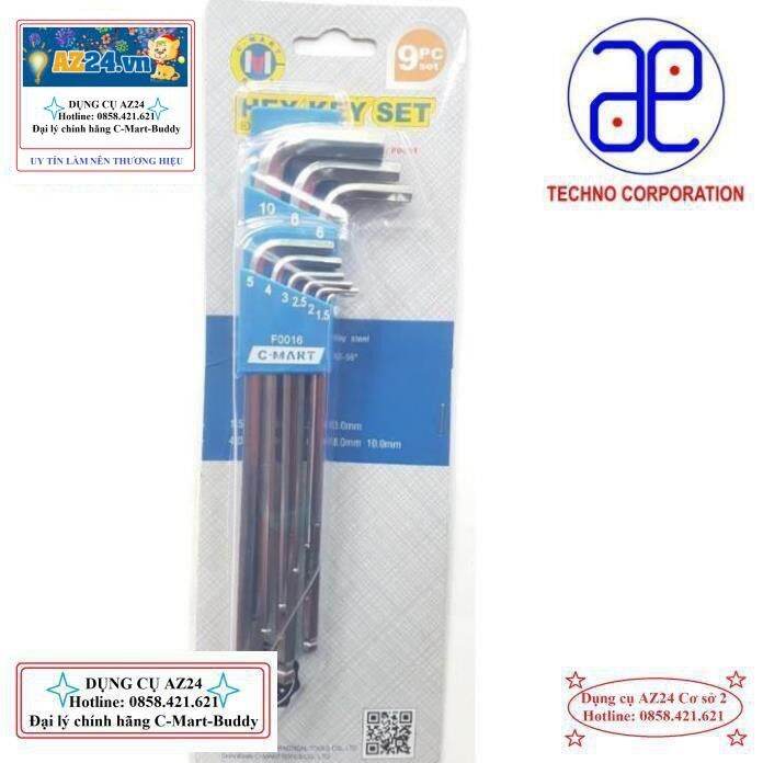 Bộ lục giác đầu bi hệ mét F0021-MM (dungcu.az24) Đài Loan | Lazada.vn