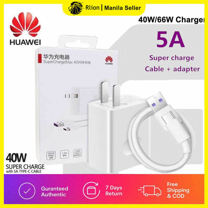 huawei charger fast charger original 40W Super Charger Adapter Type C ...