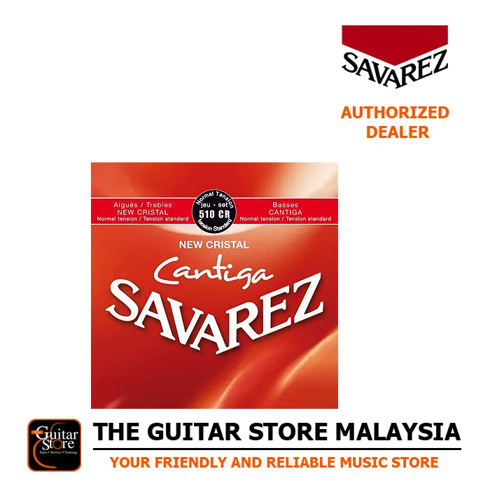 Savarez New Cristal Cantiga 510 CR Normal Tension Classical Guitar Strings (Made In France) | Lazada
