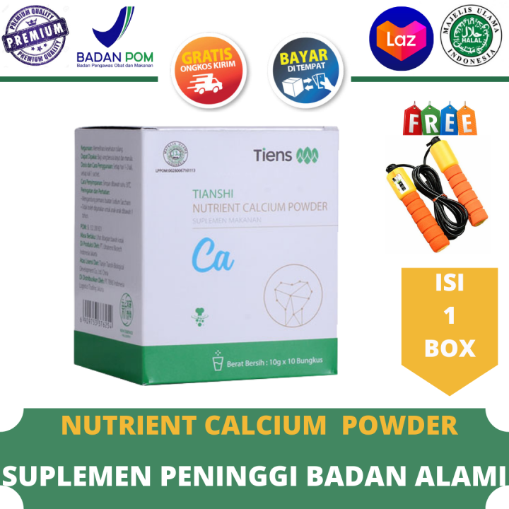 Tiens Nutrient High Calsium Powder Isi 1 Box 10 / Susu Kalsium Tulang ...