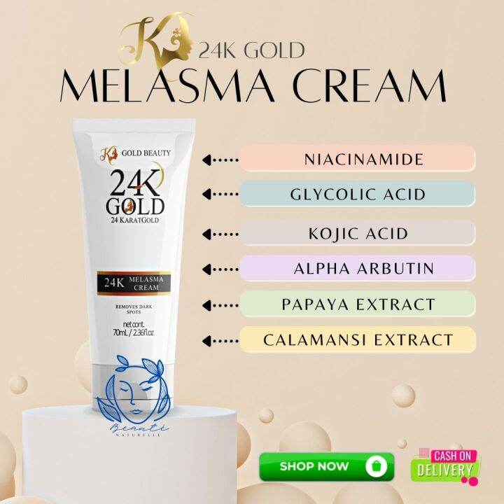 Beaute Naturelle | 24K MELASMA CREAM 70ml by K Gold Beauty Original ...