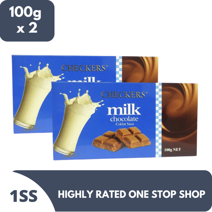 Checkers Milk Chocolate 100g x 2 | Lazada PH