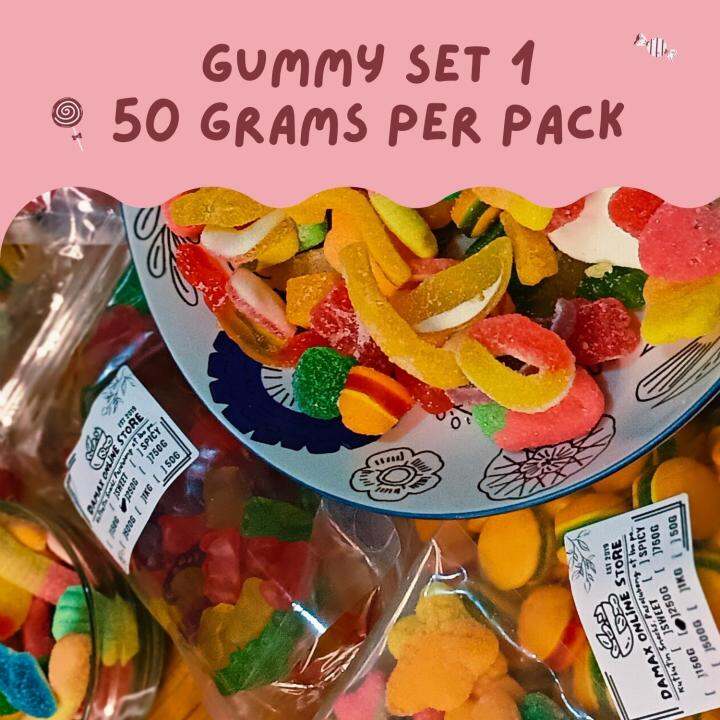 [SET 4] 50g Gummy, Candies, Chocolates Kutkutin Snacks, Pasalubong ...