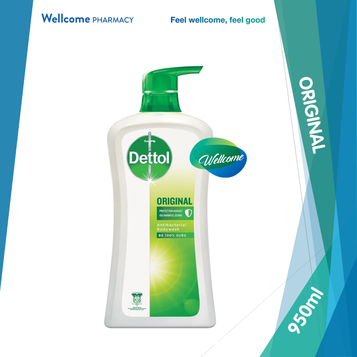 Dettol Original Antibacterial Body Wash 950ml Lazada