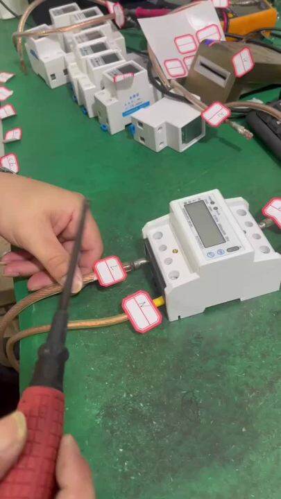 RS485 Single Pause Modules-Rtu kWh Meter AC 5 (100) A 230V Electric ...