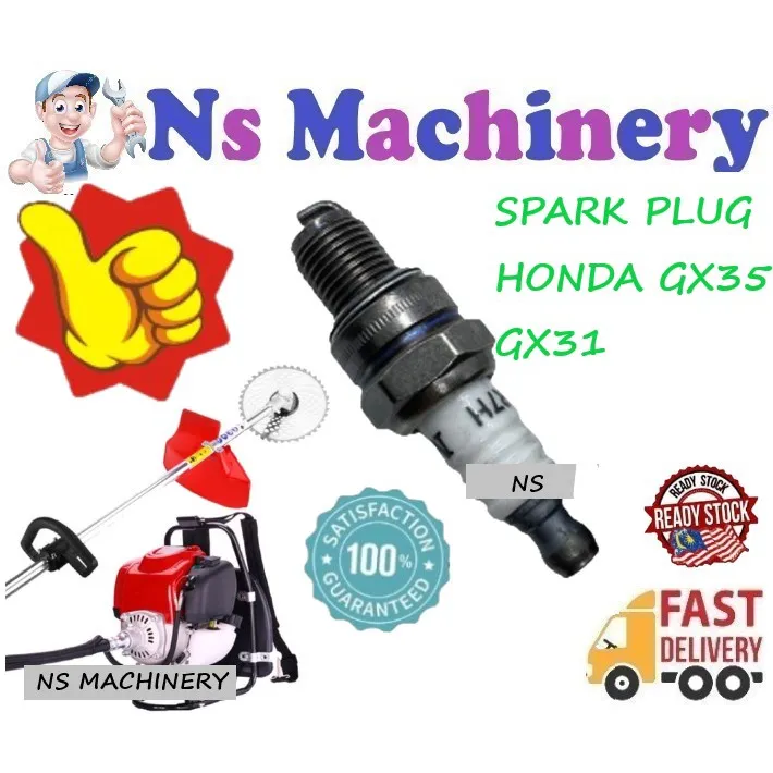 4 Stroke Spark Plug Honda Gx35 Gx31 Ogawa LPS380 Mesin Rumput Brush Cutter | Lazada